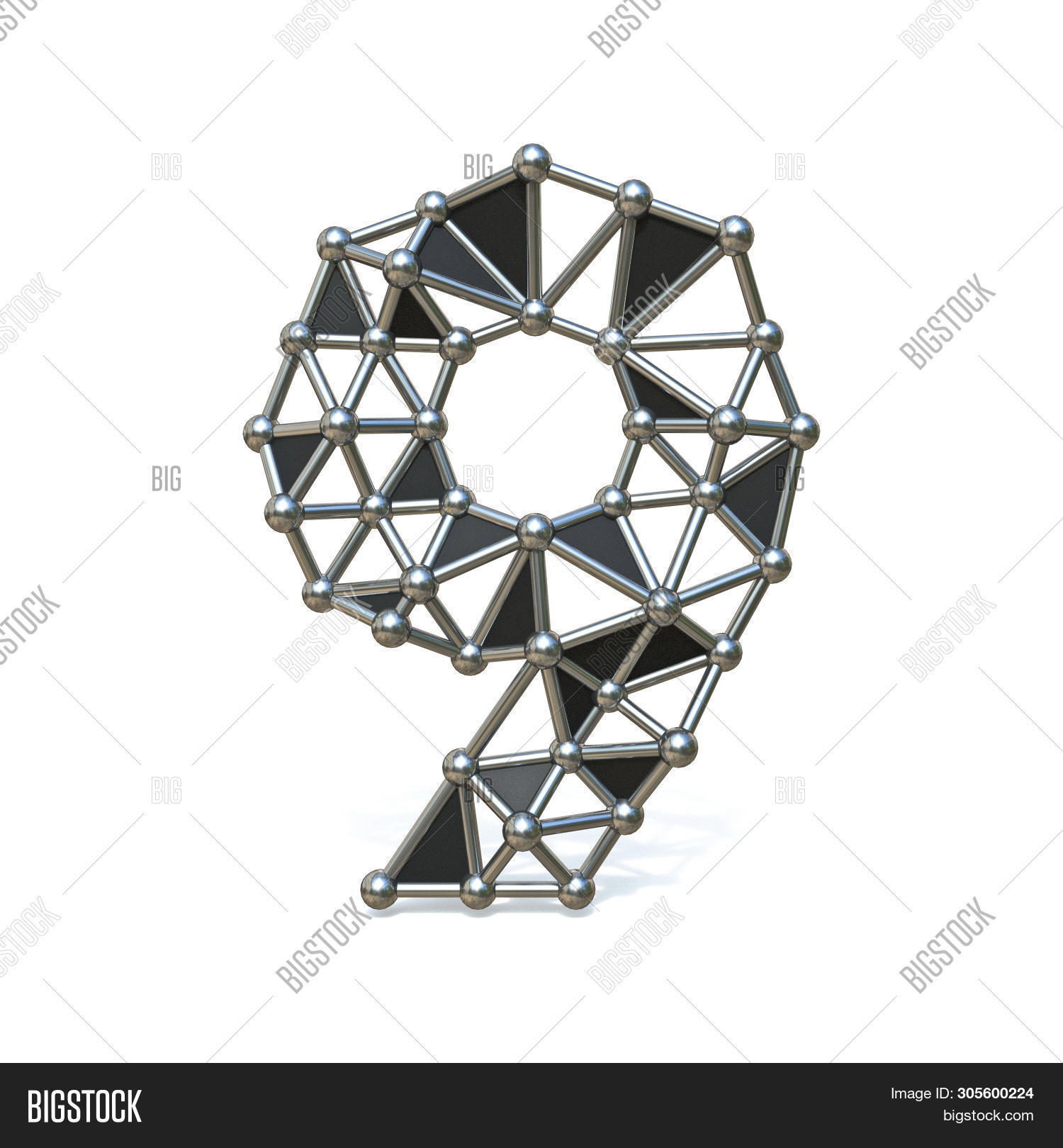 Wire Low Poly Black Image & Photo (Free Trial) | Bigstock