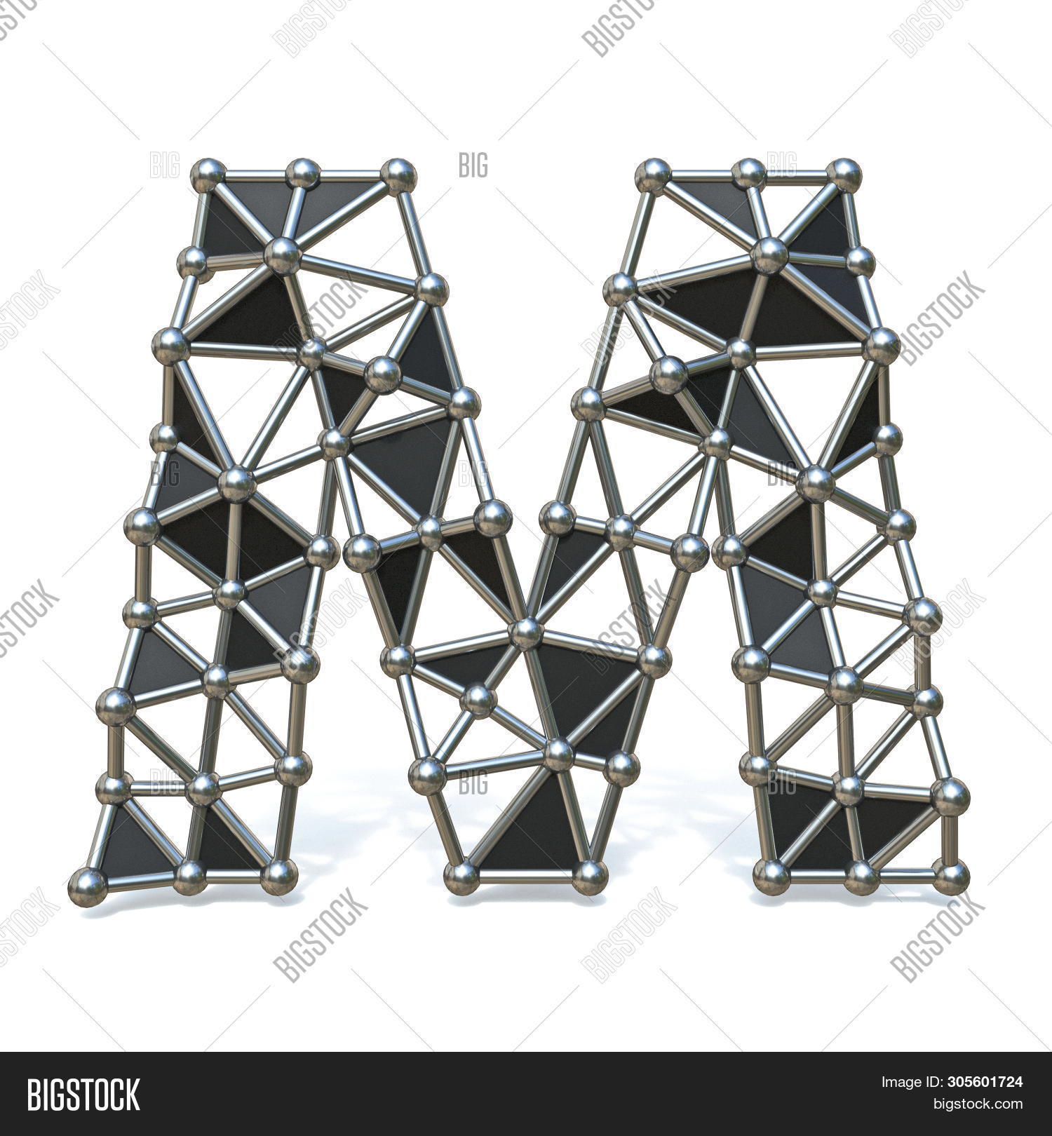 Wire Low Poly Black Image & Photo (Free Trial) | Bigstock
