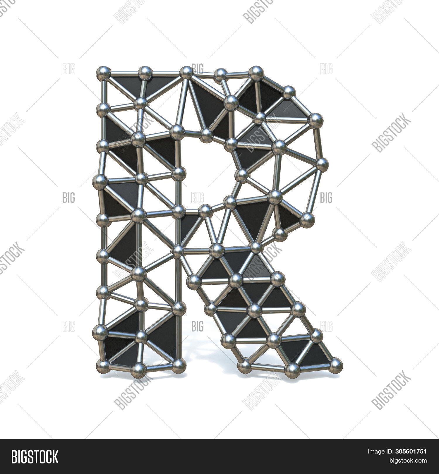 Wire Low Poly Black Image & Photo (Free Trial) | Bigstock