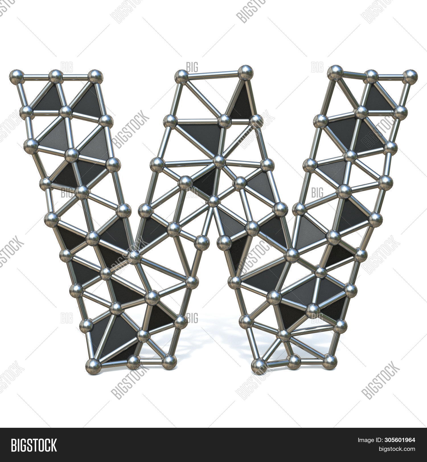 Wire Low Poly Black Image & Photo (Free Trial) | Bigstock