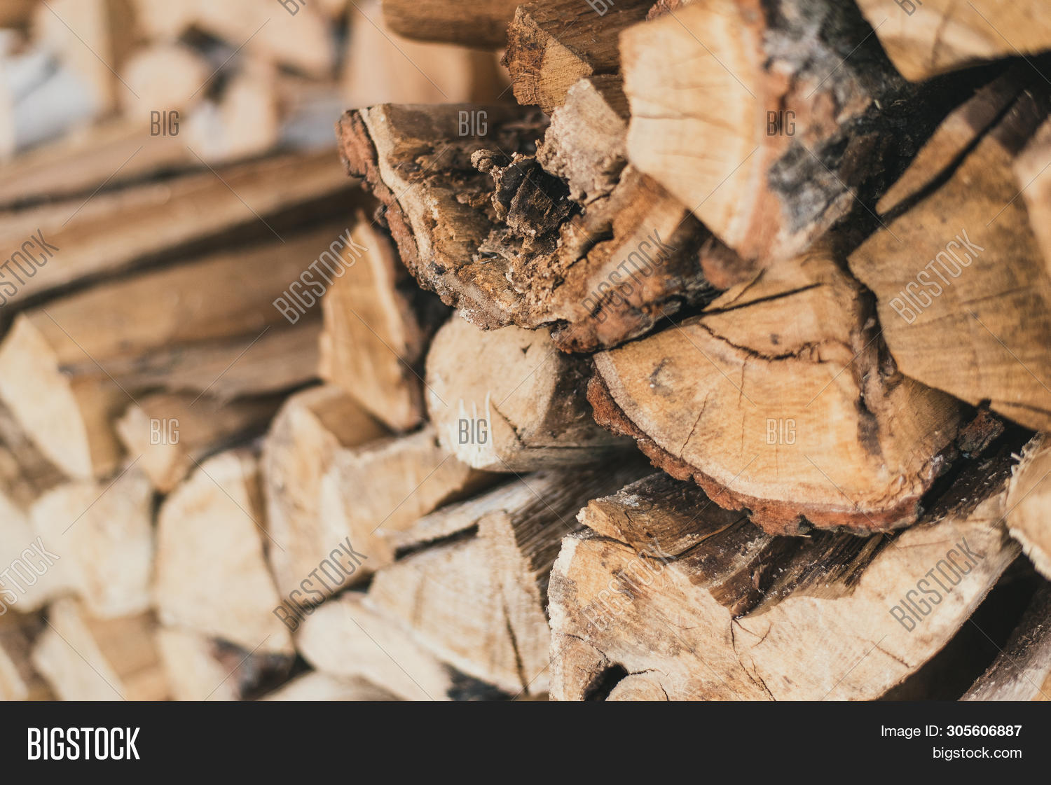 Chopped Wood Stack. Image & Photo (Free Trial) | Bigstock