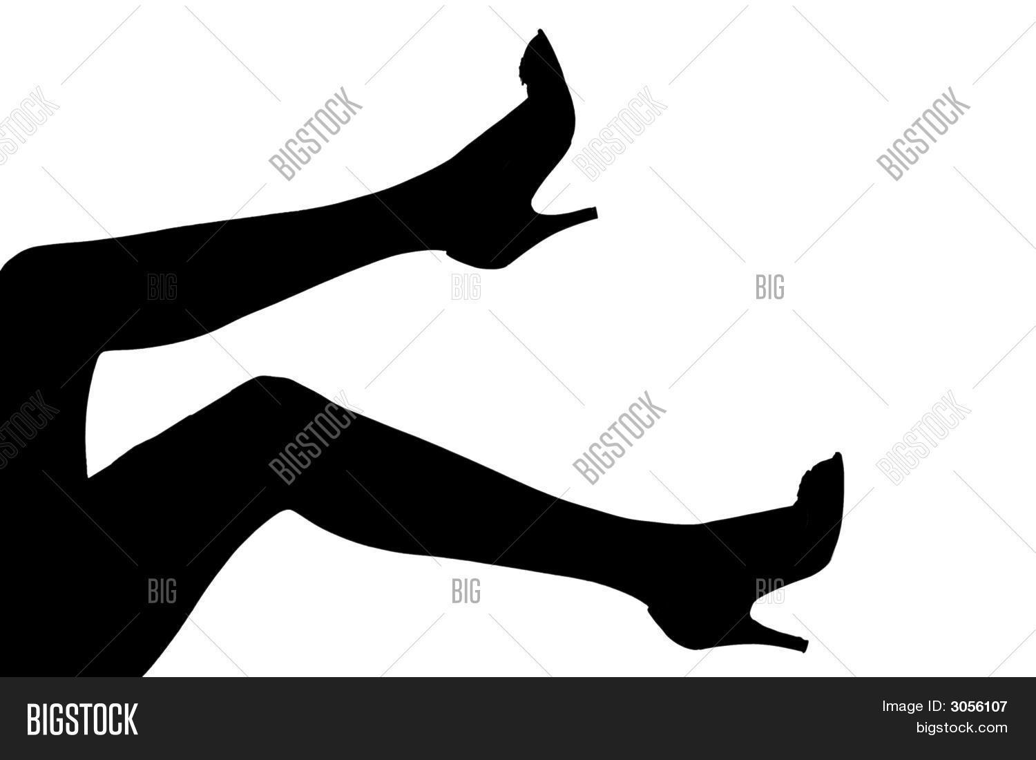 Silhouette Womens Legs Image & Photo (Free Trial) | Bigstock