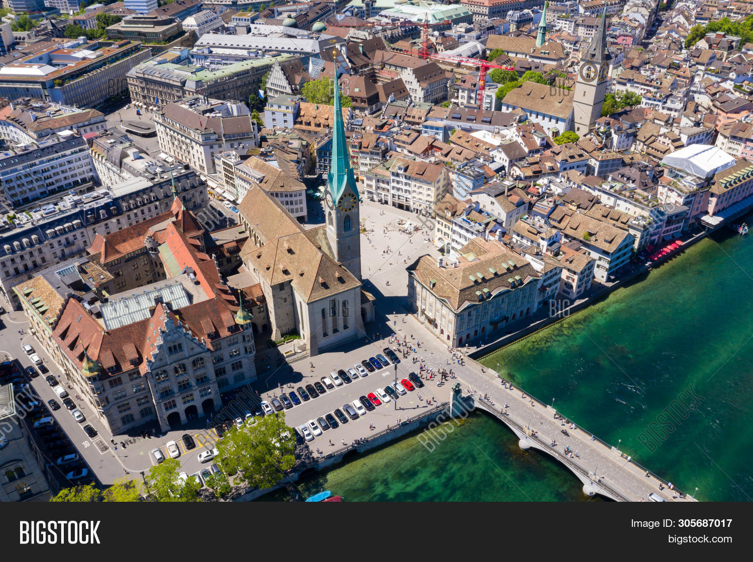 Aerial View Zurich Image & Photo (Free Trial) | Bigstock