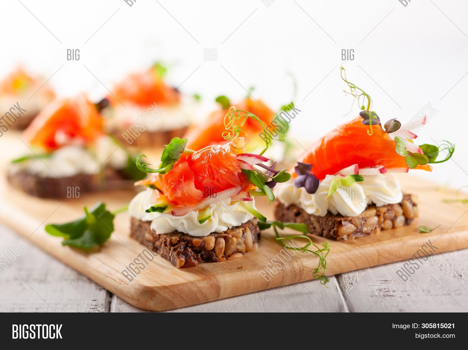 Mini Canapes Smoked Image & Photo (Free Trial) | Bigstock