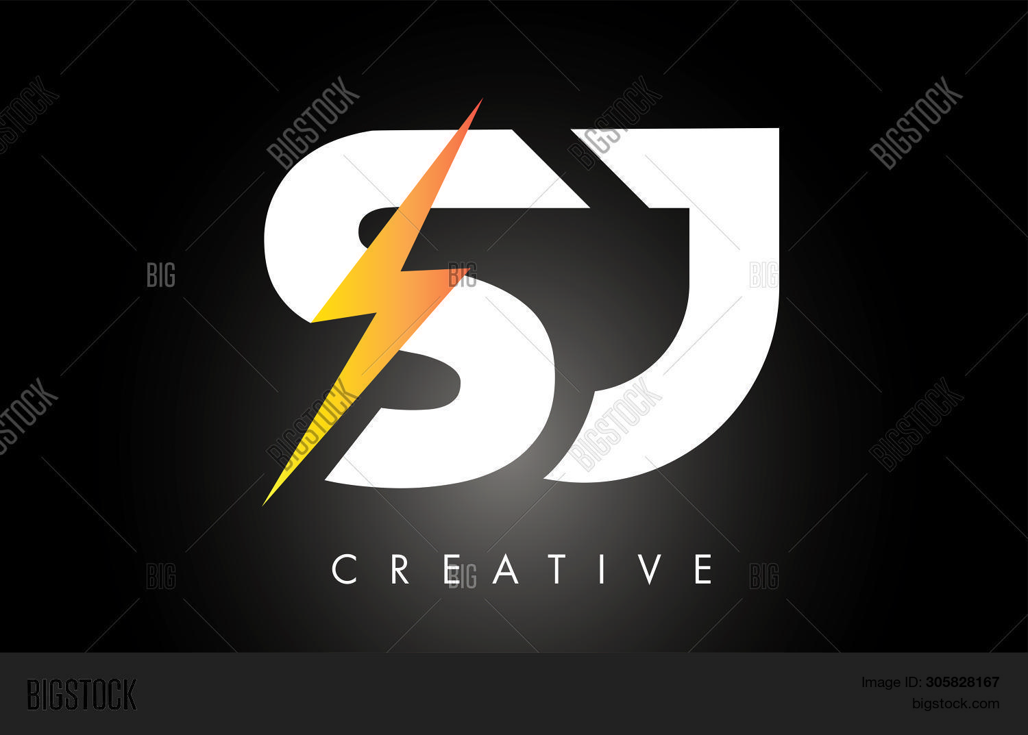 Sj Letter Logo Design Vector & Photo (Free Trial) | Bigstock