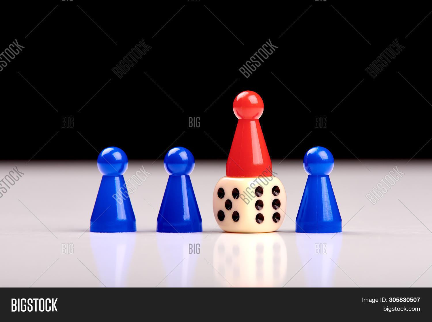 Three Blue Game Pieces Image & Photo (Free Trial) | Bigstock