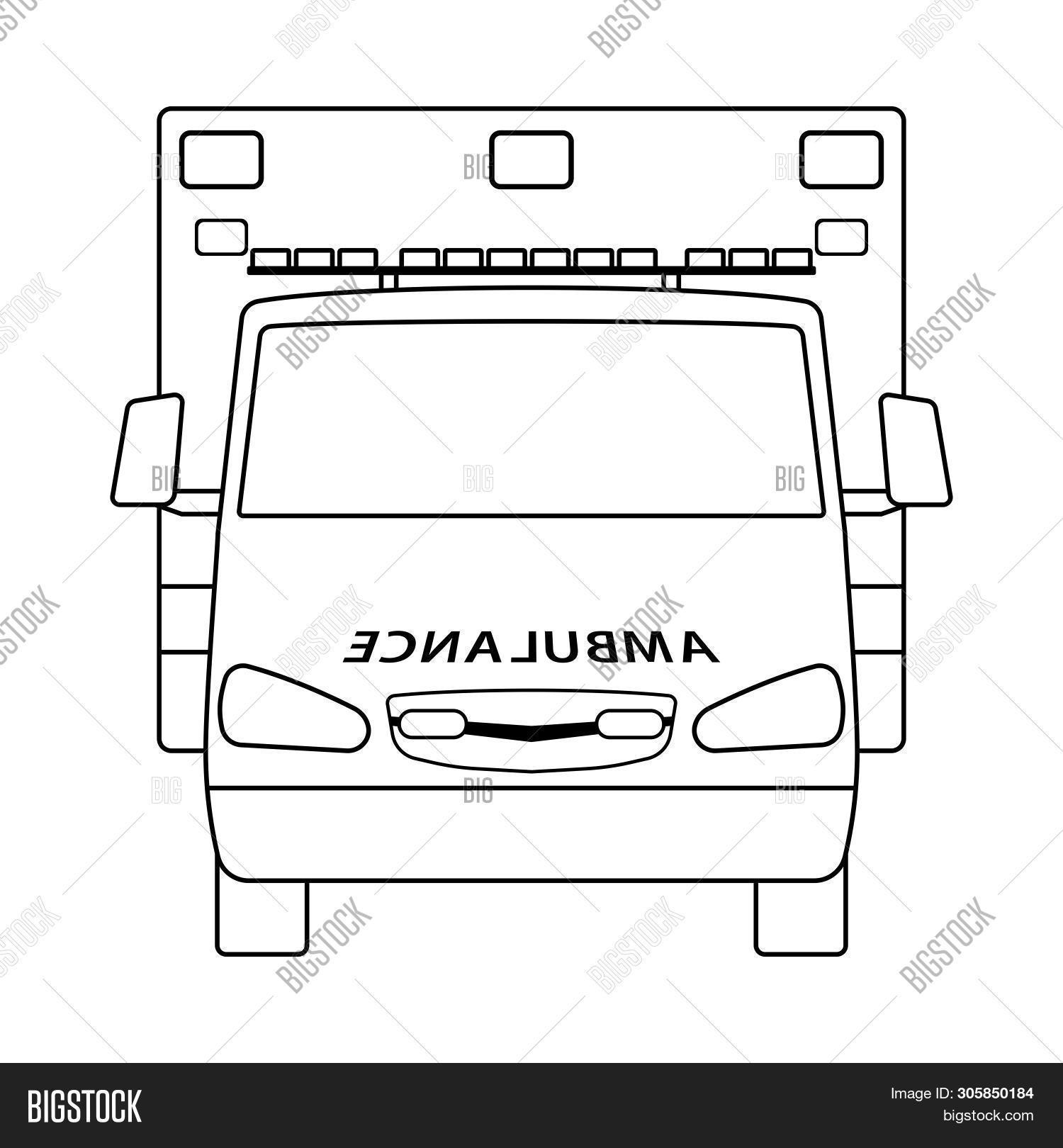 Ambulance Icon. Vector & Photo (Free Trial) | Bigstock