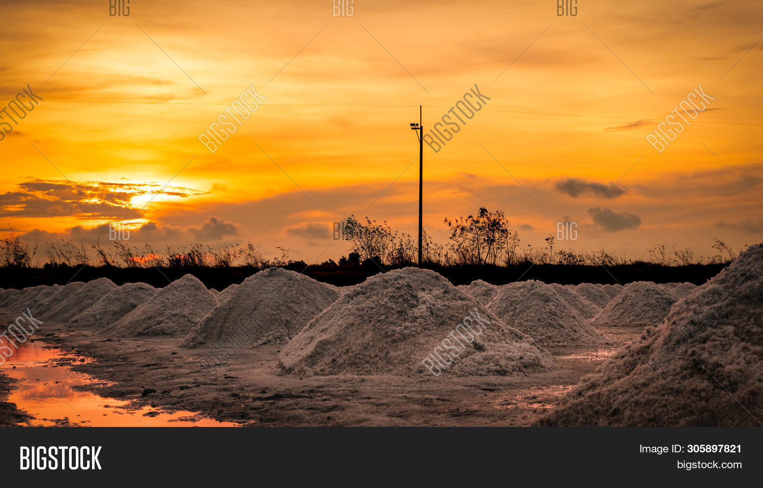 Salt Farm Morning Image & Photo (Free Trial) | Bigstock
