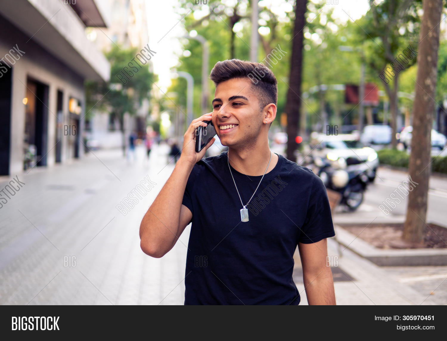Man On Street Talking Image & Photo (Free Trial) | Bigstock