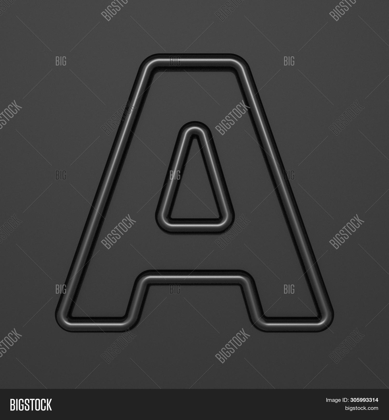 Black Outline Font Image & Photo (Free Trial) | Bigstock