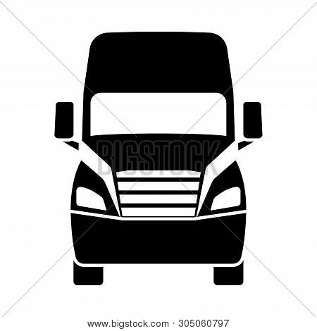 Truck Icon Front View Vector & Photo (Free Trial) | Bigstock