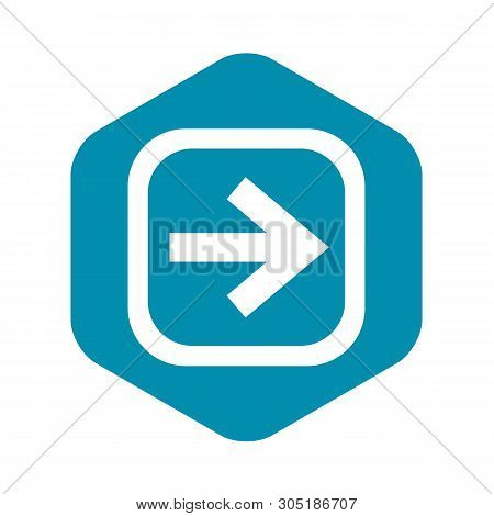 Arrow Square Icon Vector & Photo (Free Trial) | Bigstock