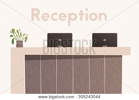 Reception Desk. Vector & Photo (Free Trial) | Bigstock