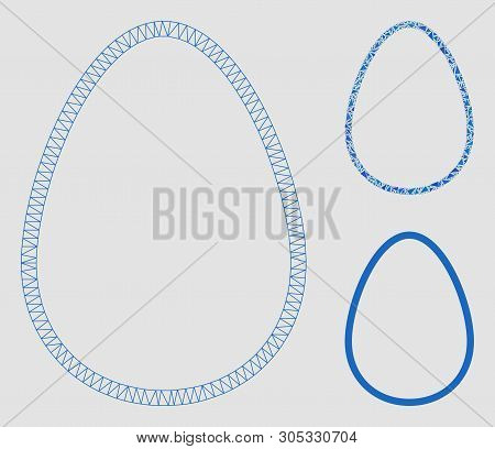 Mesh Egg Model Vector & Photo (Free Trial) | Bigstock