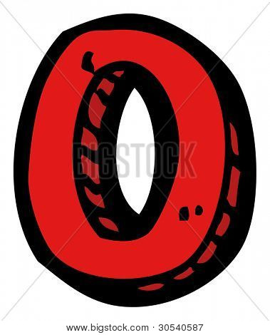 Cartoon Letter O Image & Photo (Free Trial) | Bigstock