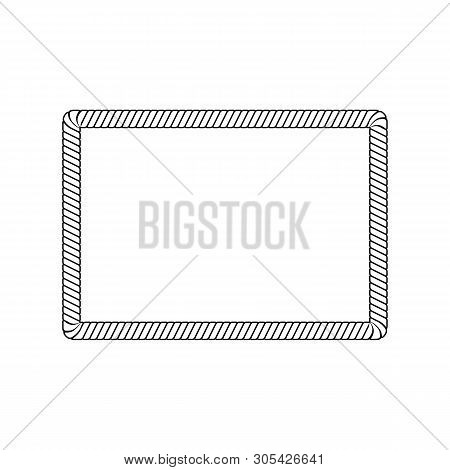 Rectangle Rope Frame Vector & Photo (Free Trial) | Bigstock