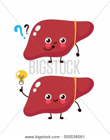 Cute Liver Question Vector & Photo (Free Trial) | Bigstock