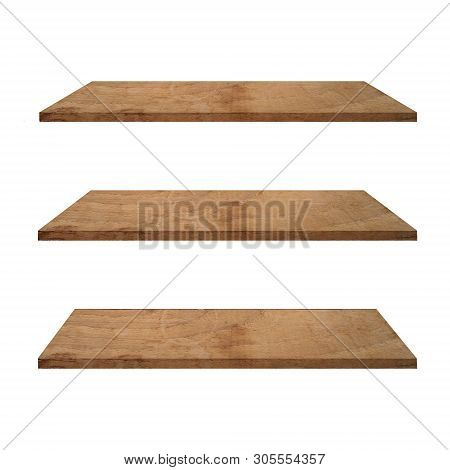3 Wood Shelves Table Image & Photo (Free Trial) | Bigstock