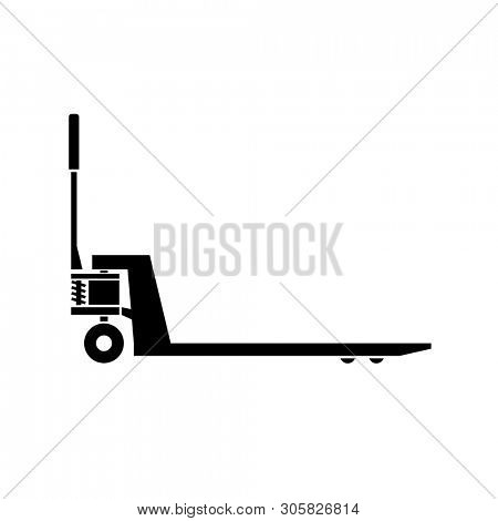 Pallet Jack Silhouette Image & Photo (Free Trial) | Bigstock