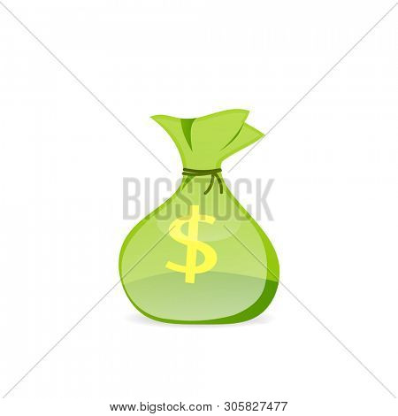 Green Money Bag Icon. Image & Photo (Free Trial) | Bigstock