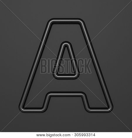 Black Outline Font Image & Photo (Free Trial) | Bigstock