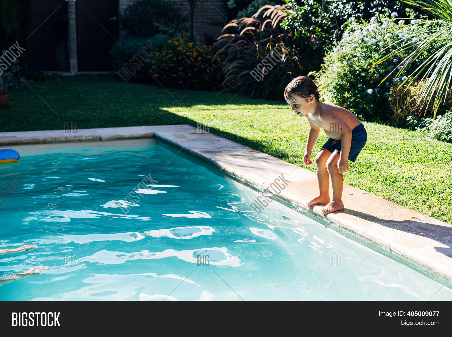 Little Boy Jumping Image & Photo (Free Trial) | Bigstock