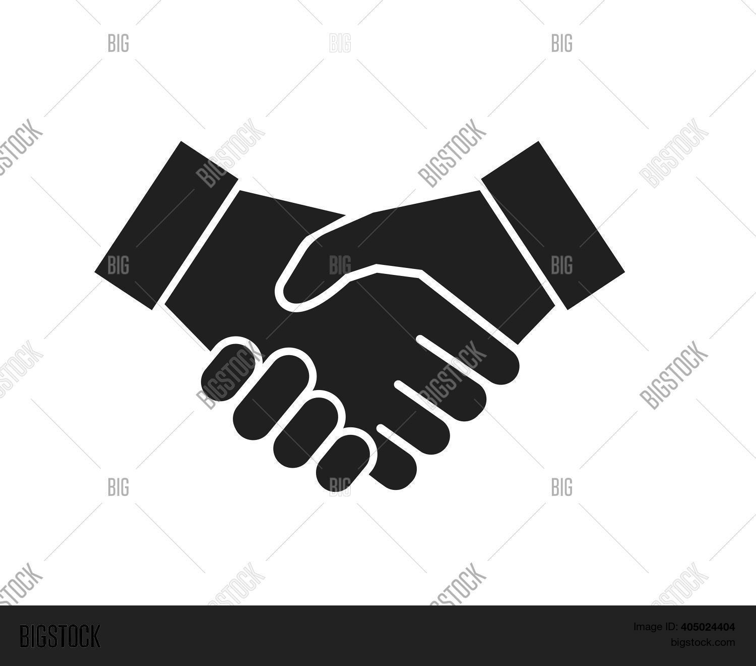 Handshaking Logo Vector & Photo (Free Trial) | Bigstock