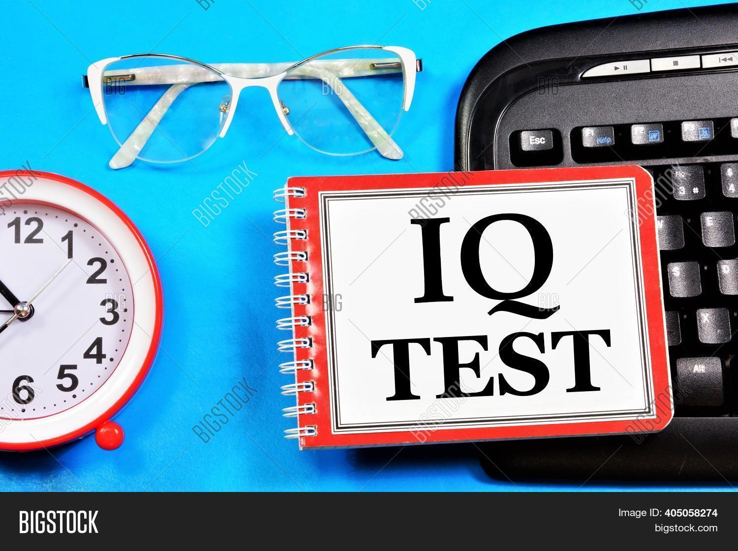Iq Test . Text Label Image & Photo (Free Trial) | Bigstock