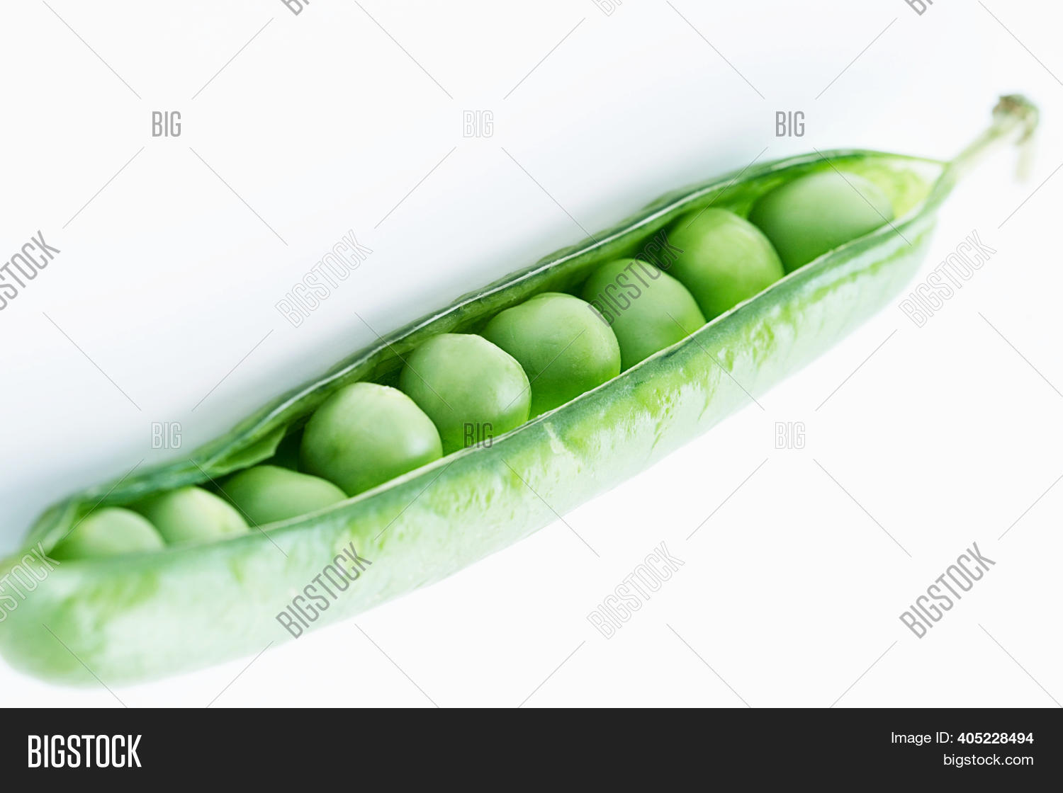 Open Pea Pod Peas Image & Photo (Free Trial) | Bigstock