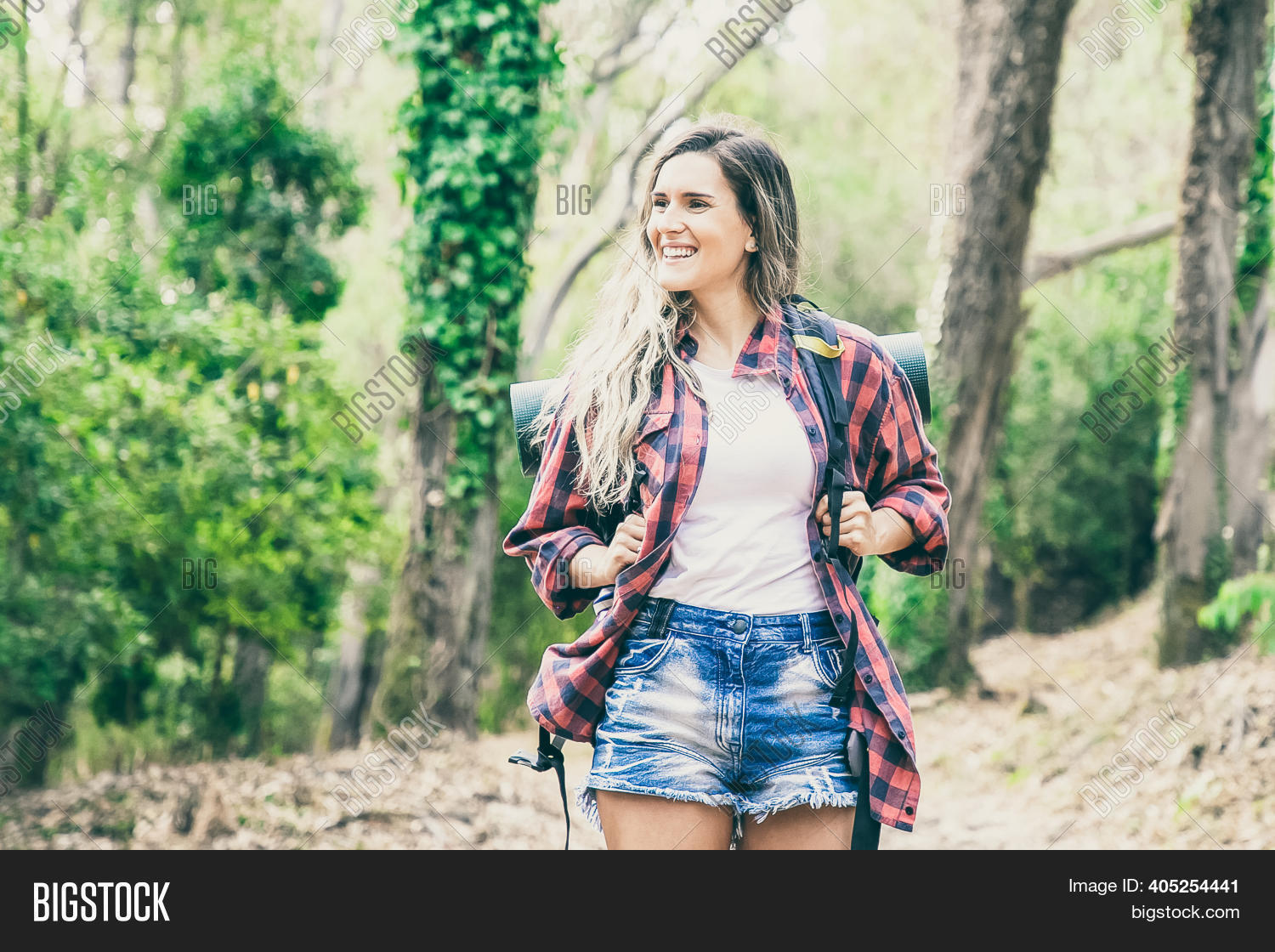 Happy Woman Standing Image & Photo (Free Trial) | Bigstock