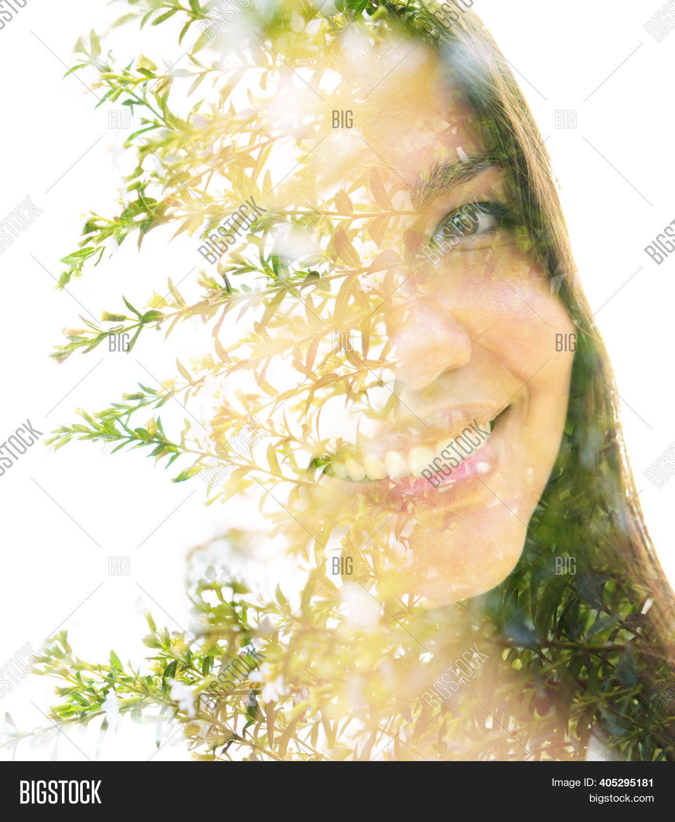 Portrait Woman Double Image & Photo (Free Trial) | Bigstock