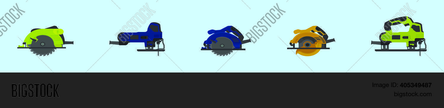 Set Pneumatic Cartoon Vector & Photo (Free Trial) | Bigstock
