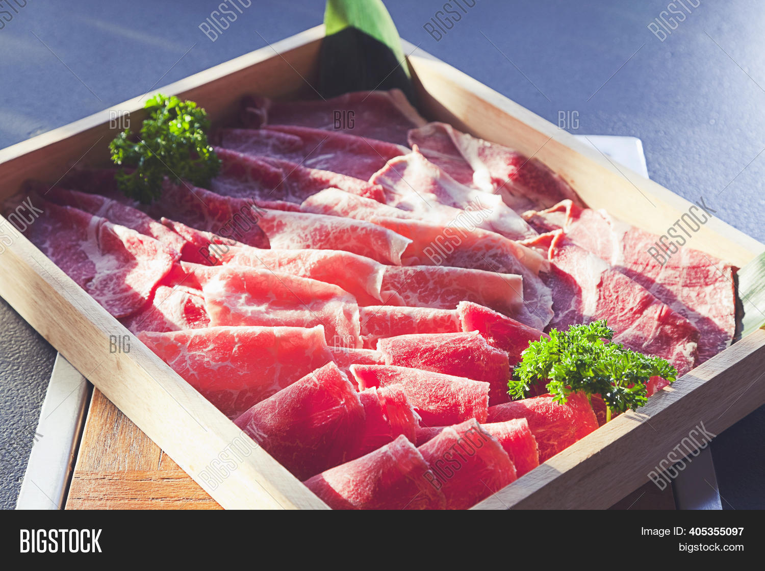 Raw Red Beef Slice Image & Photo (Free Trial) | Bigstock
