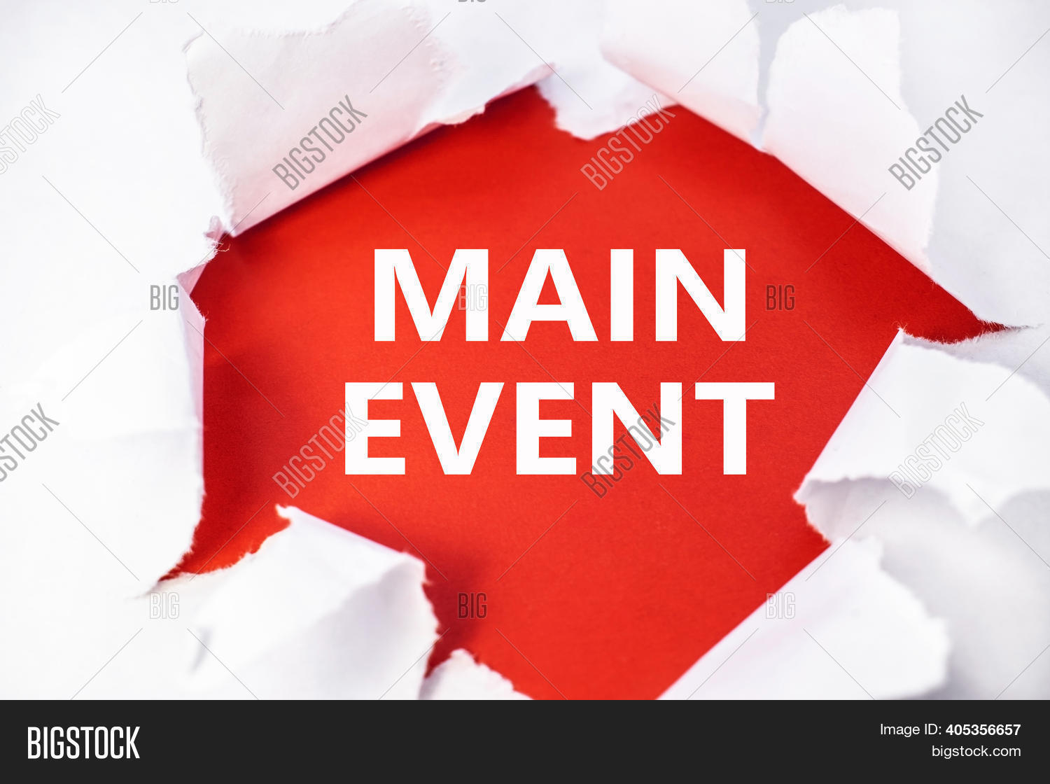 Main Event Written On Image & Photo (Free Trial) | Bigstock