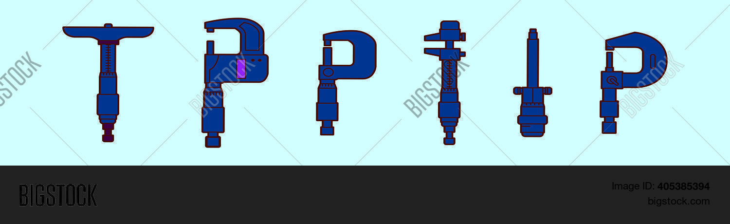 Set Measuring Tools Vector & Photo (Free Trial) | Bigstock