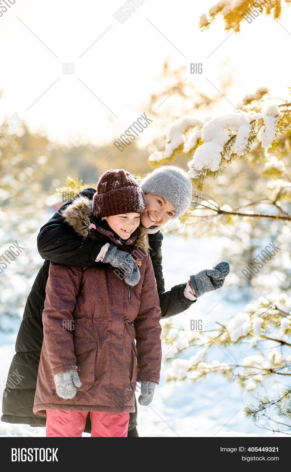 Family Winter Walk Image & Photo (Free Trial) | Bigstock