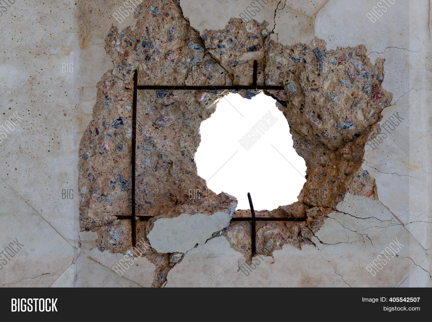 Broken Hole Reinforced Image & Photo (Free Trial) | Bigstock