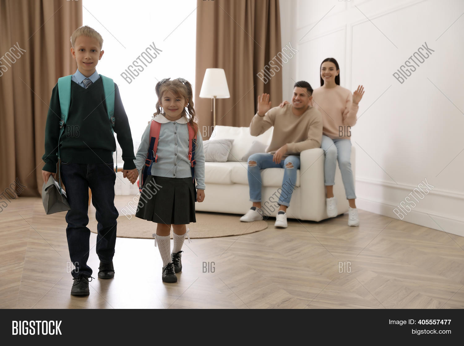 Kids Backpacks Their Image & Photo (Free Trial) | Bigstock