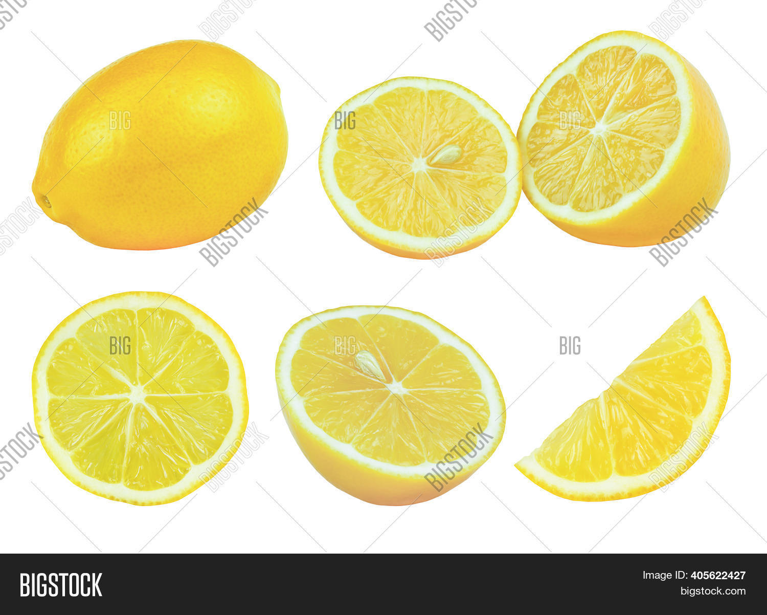 Lemons Side View Image & Photo (Free Trial) | Bigstock