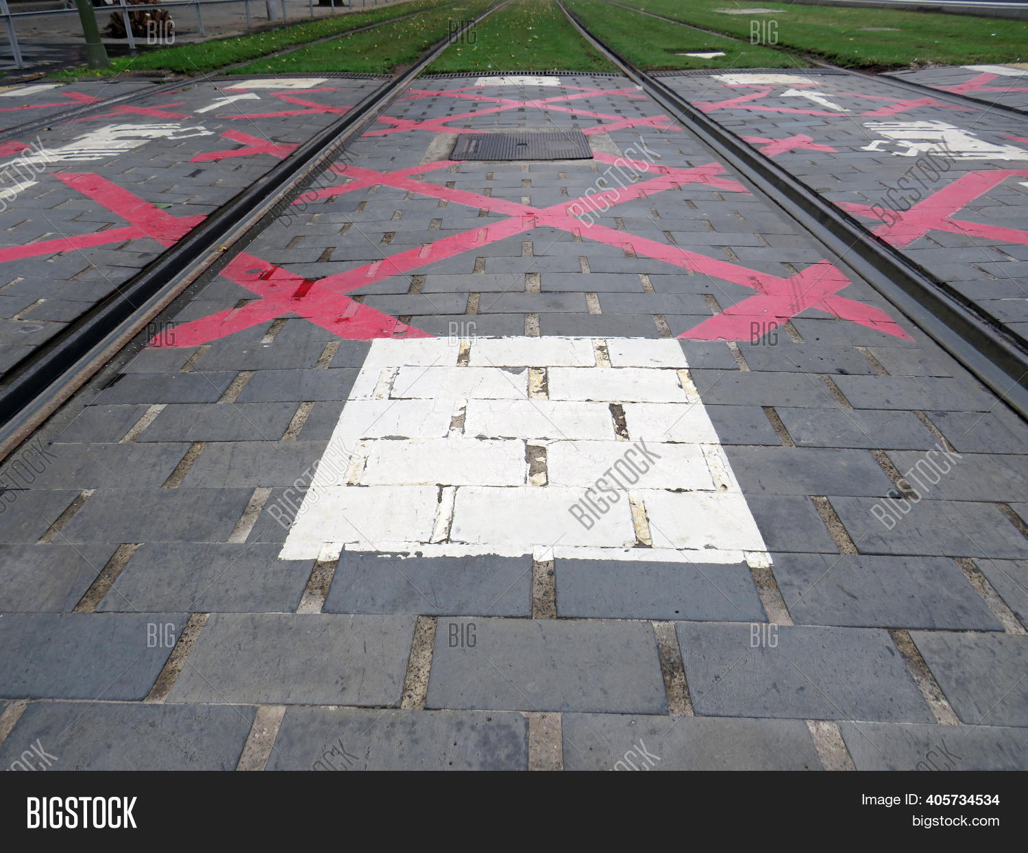 Pavement Tram Passage Image & Photo (Free Trial) | Bigstock