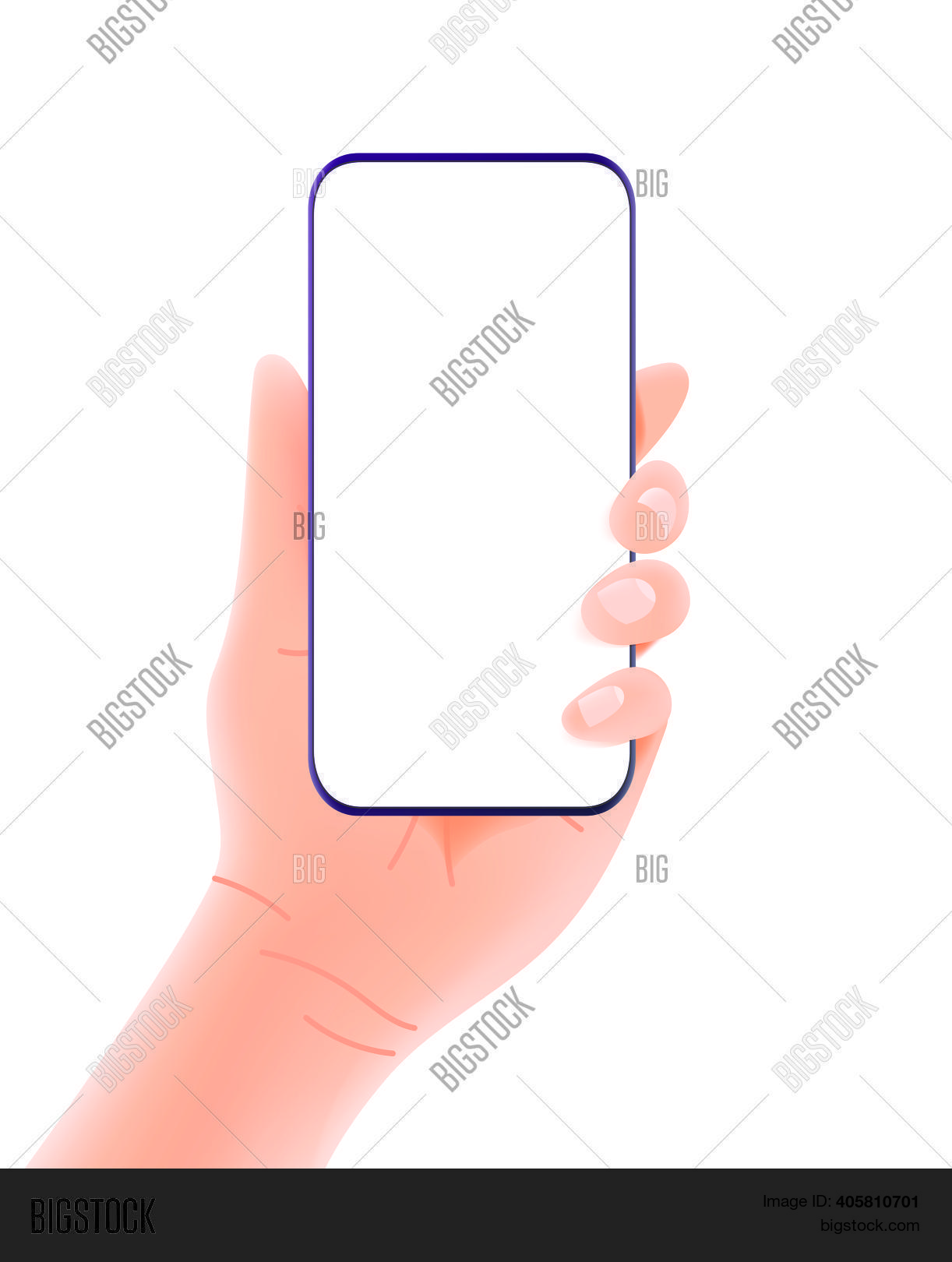 Smartphone Hands Vector & Photo (Free Trial) | Bigstock