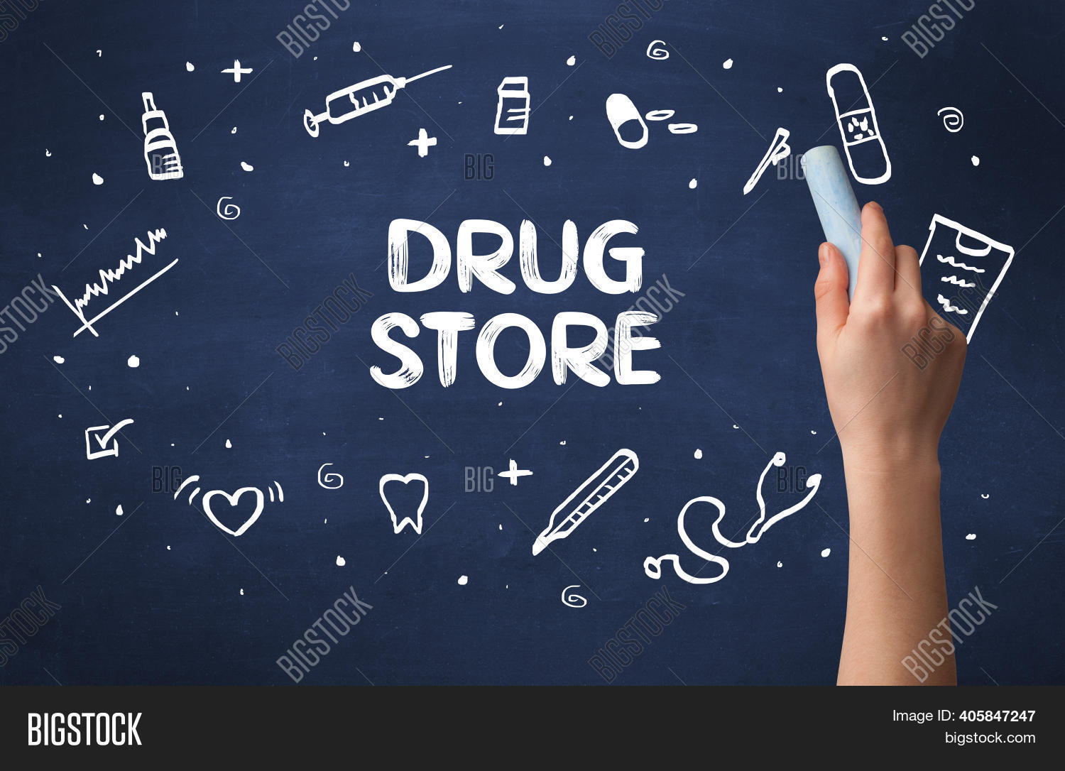 Hand Drawing DRUG Image & Photo (Free Trial) | Bigstock