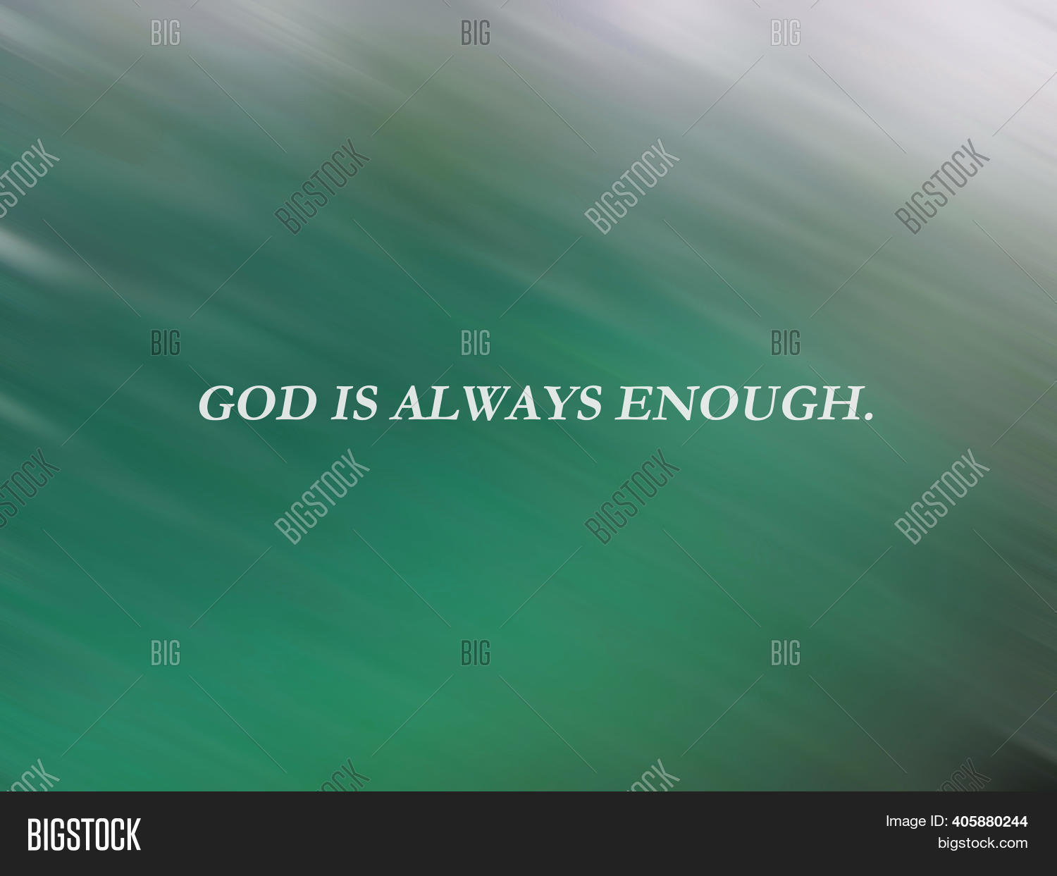 God Always Enough. Image & Photo (Free Trial) | Bigstock