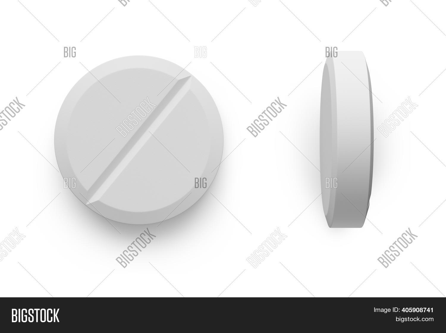 Round Medical Pill Image & Photo (Free Trial) | Bigstock