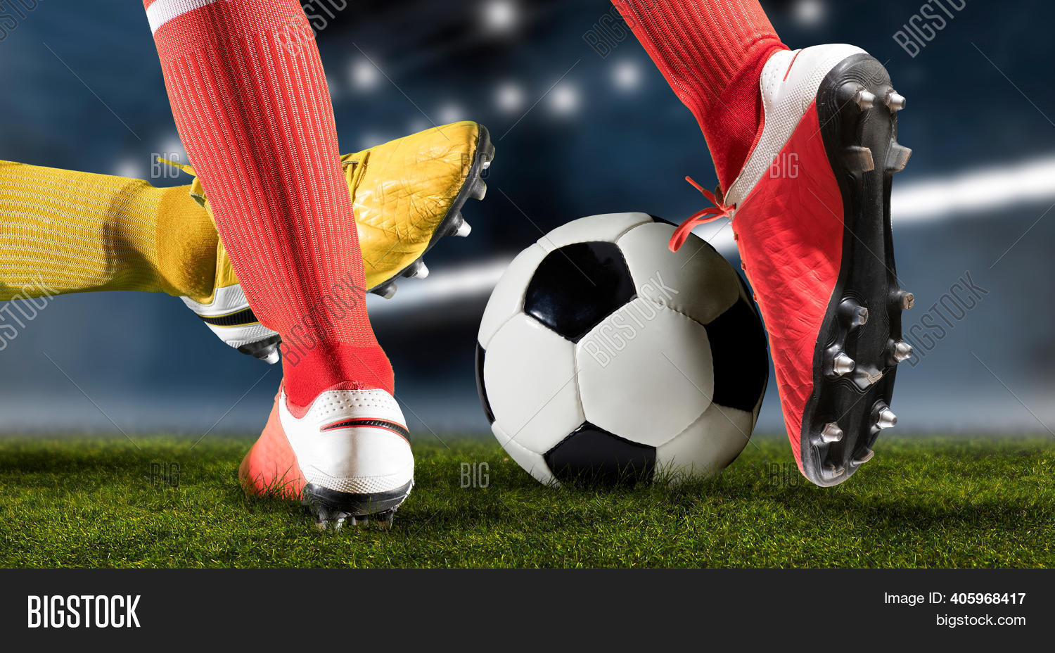 Two Football Player Image & Photo (Free Trial) | Bigstock