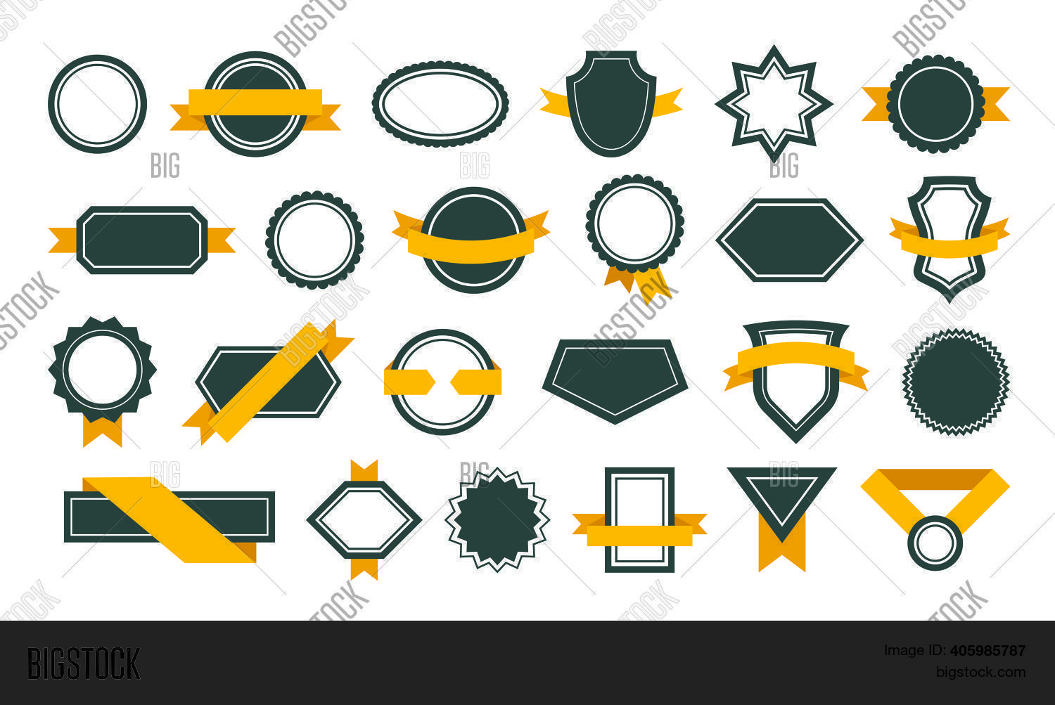 Award Badges Set. Vector & Photo (Free Trial) | Bigstock