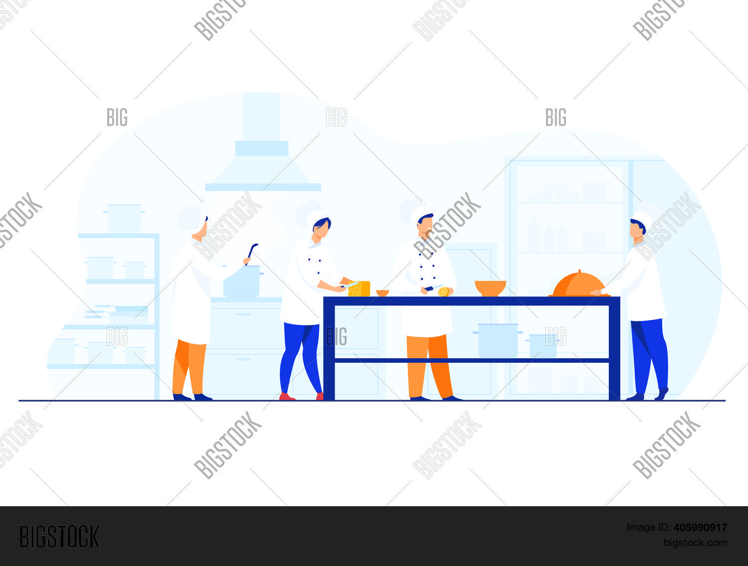 Chefs, Cooks Waiters Vector & Photo (Free Trial) | Bigstock