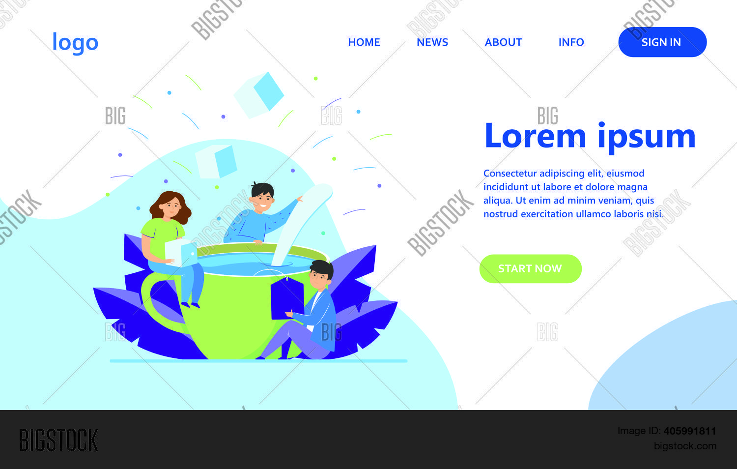 Happy People Mixing Vector & Photo (Free Trial) | Bigstock