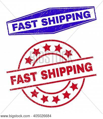 Fast Shipping Stamps Vector & Photo (Free Trial) | Bigstock