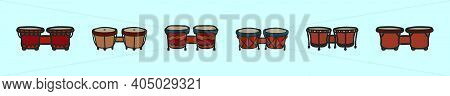 Set Bongo Cartoon Vector & Photo (Free Trial) | Bigstock